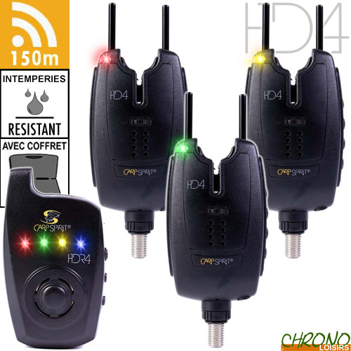 Pack carp spirit receptor 3 alarmas hd4 – Chrono Carpa