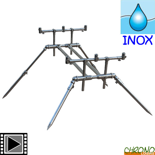 Rod pod holdcarp brilliant inox 3 cannes – Chrono Carpe